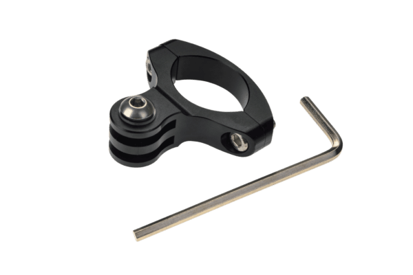 CNC Metal Bar Mount - Large Bar | Techalogic - Helmet Cameras